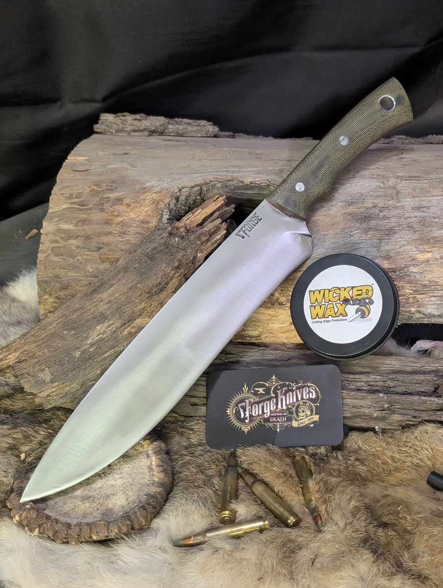 Recurve Camp Chopper – 7Forge Knives