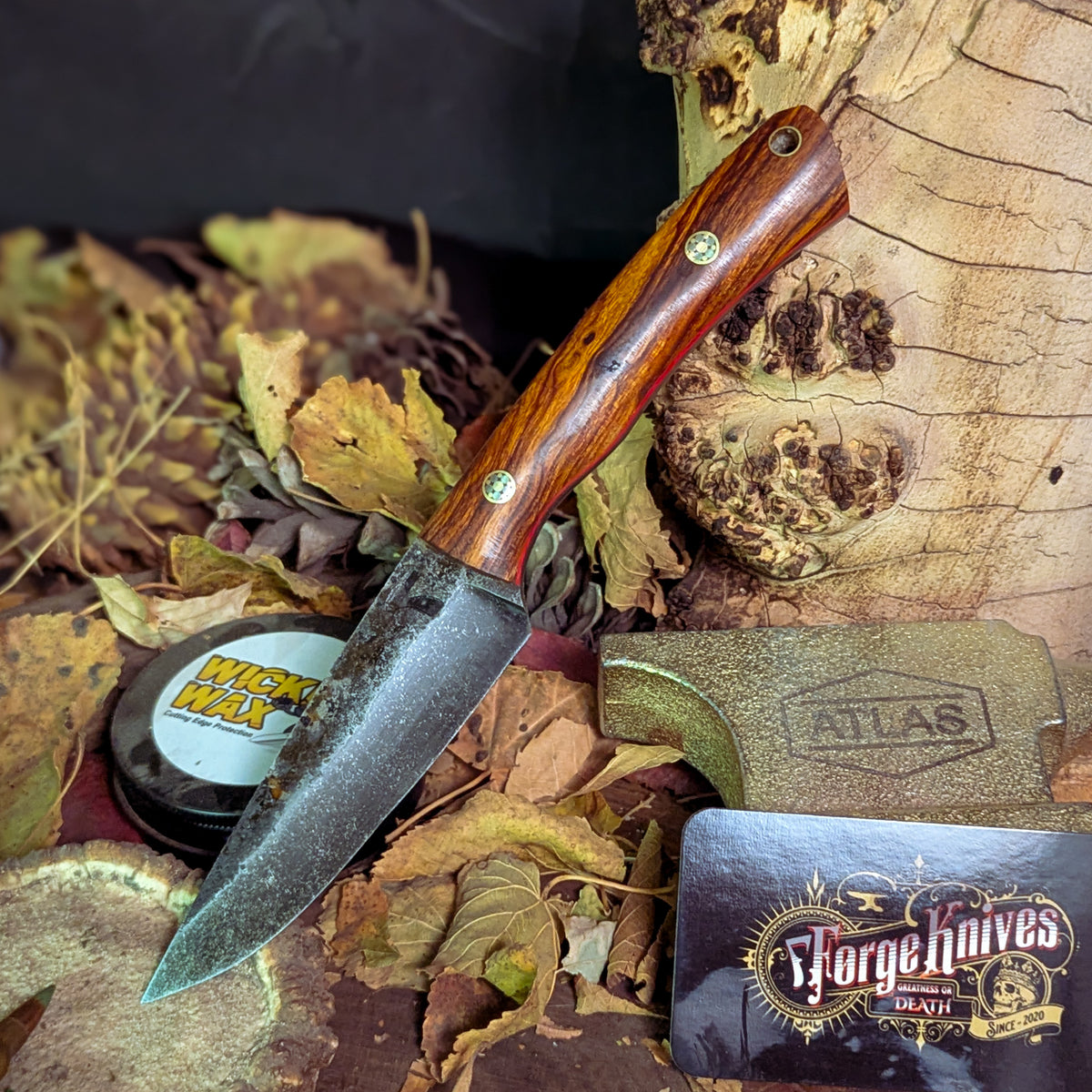 Legacy forged Horizon - Desert Ironwood – 7Forge Knives