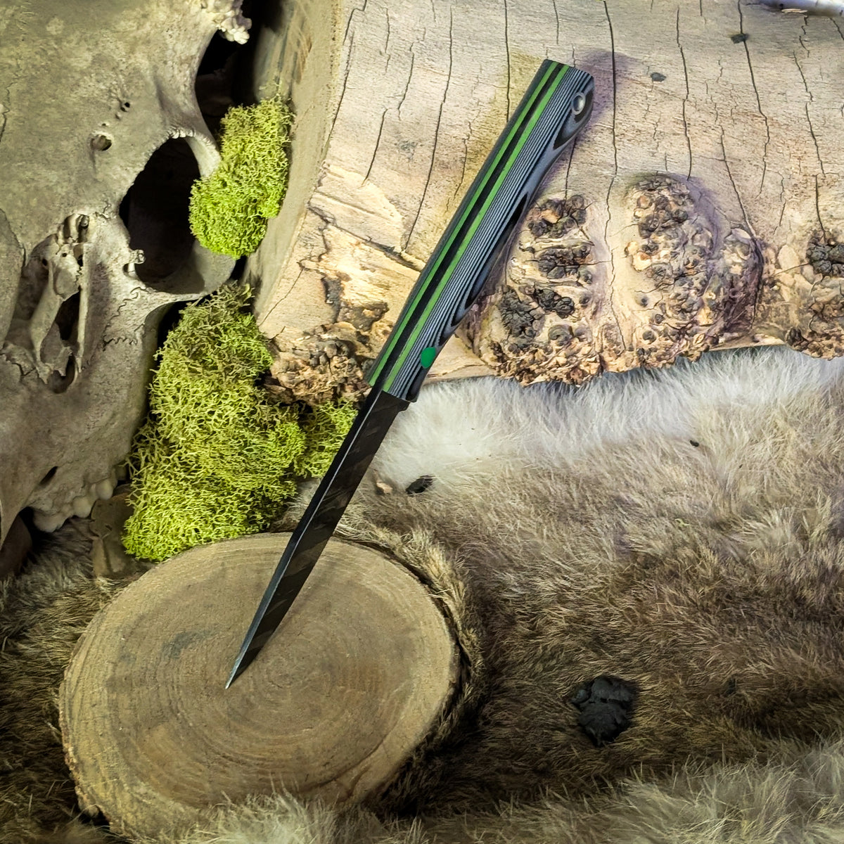 Poacher - midnight tiger stripe g10 - Toxic Glow Liners - Toxoc Glow P ...